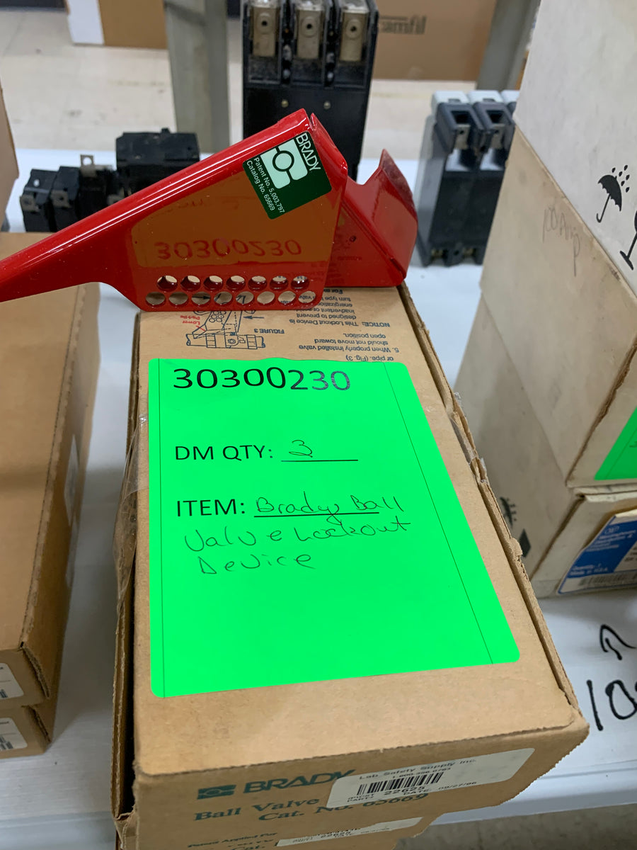 BRADY BALL VALVE LOCKOUT DEVICE #65669 NEW – flyoffthetruck.com