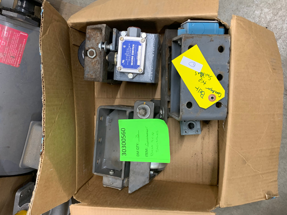 Conveyor Belt Trip Switches, metal place - micro switch ...