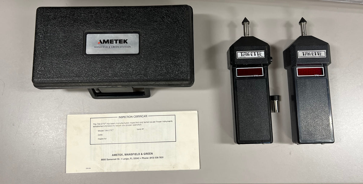 NEW AMETEK TAK-ETTE DIGITAL TACHOMETER 1707 – flyoffthetruck.com