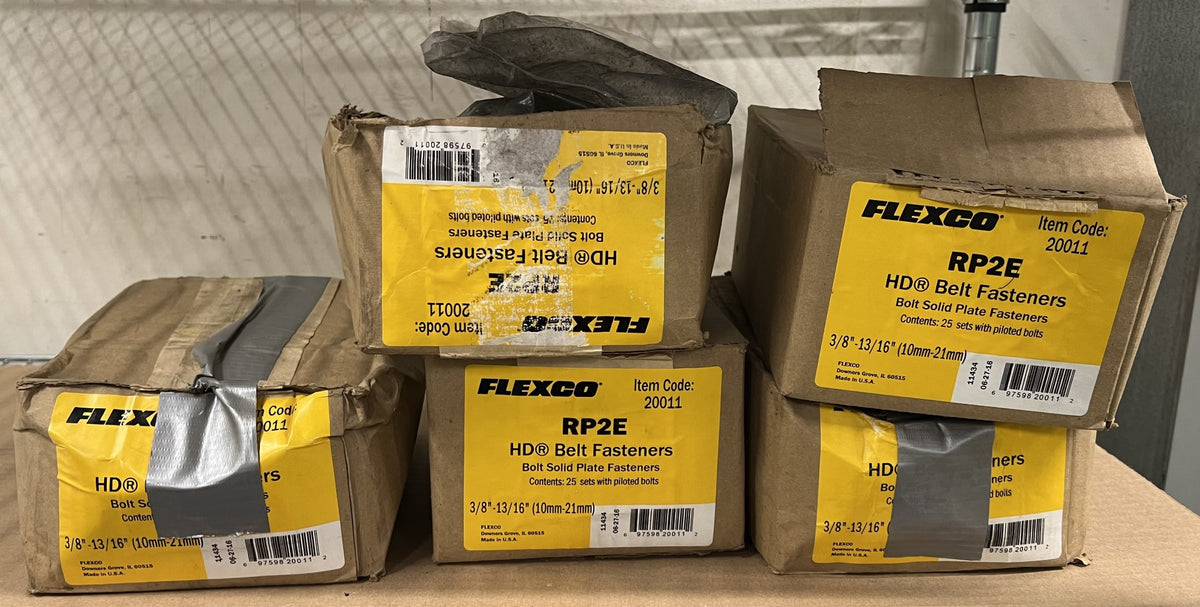 Set of 5 FLEXCO RP2E HD Belt Fasteners (AS IS) – flyoffthetruck.com