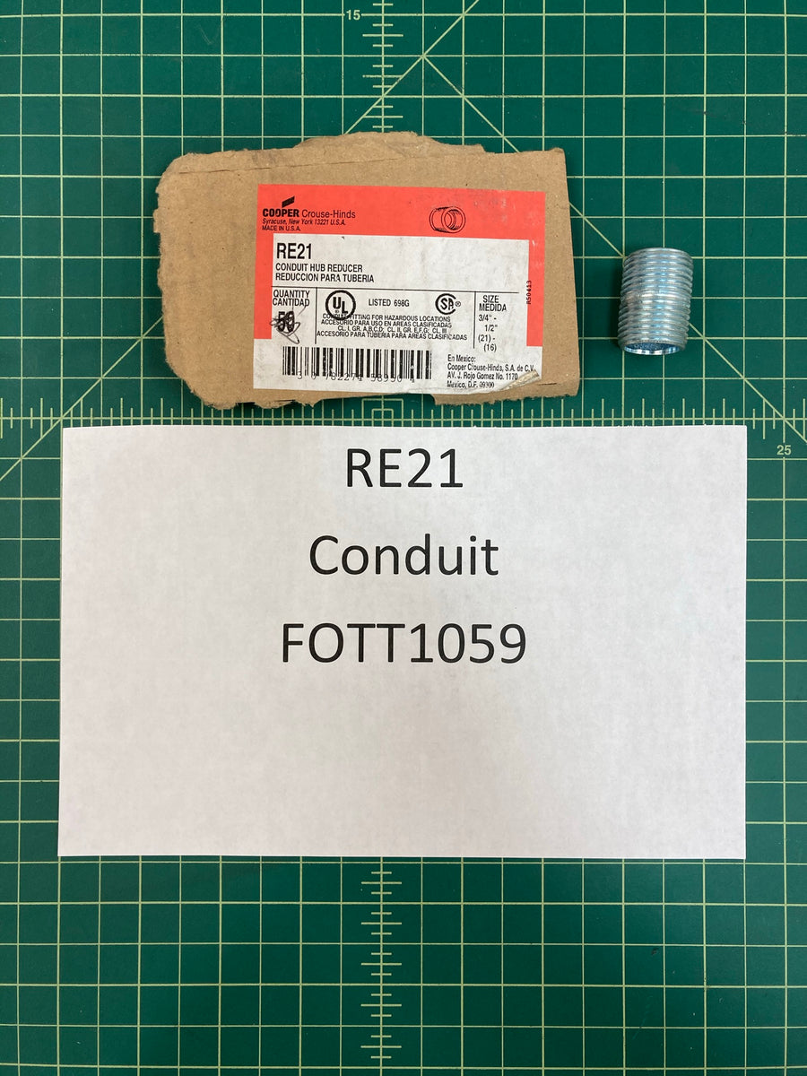 Crouse-Hinds/Cooper Conduit Fittings Reducer 0.375in/0.5in Male Steel ...