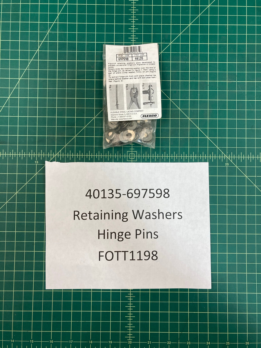 Flexco Retaining Washers Hinge Pins – flyoffthetruck.com