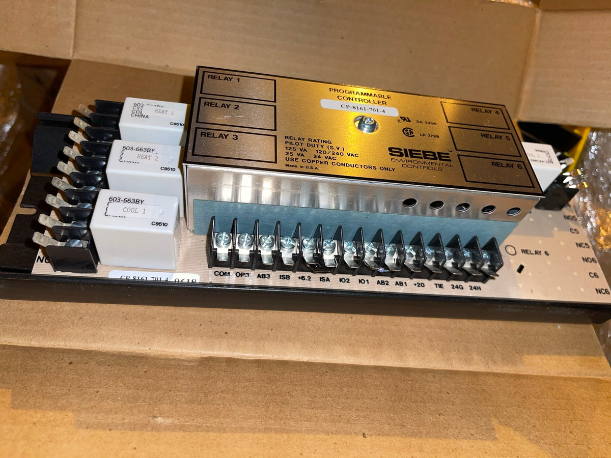 Barber-Colman CONTROLLER,PROGRAMMABLE CP81617014 – flyoffthetruck.com