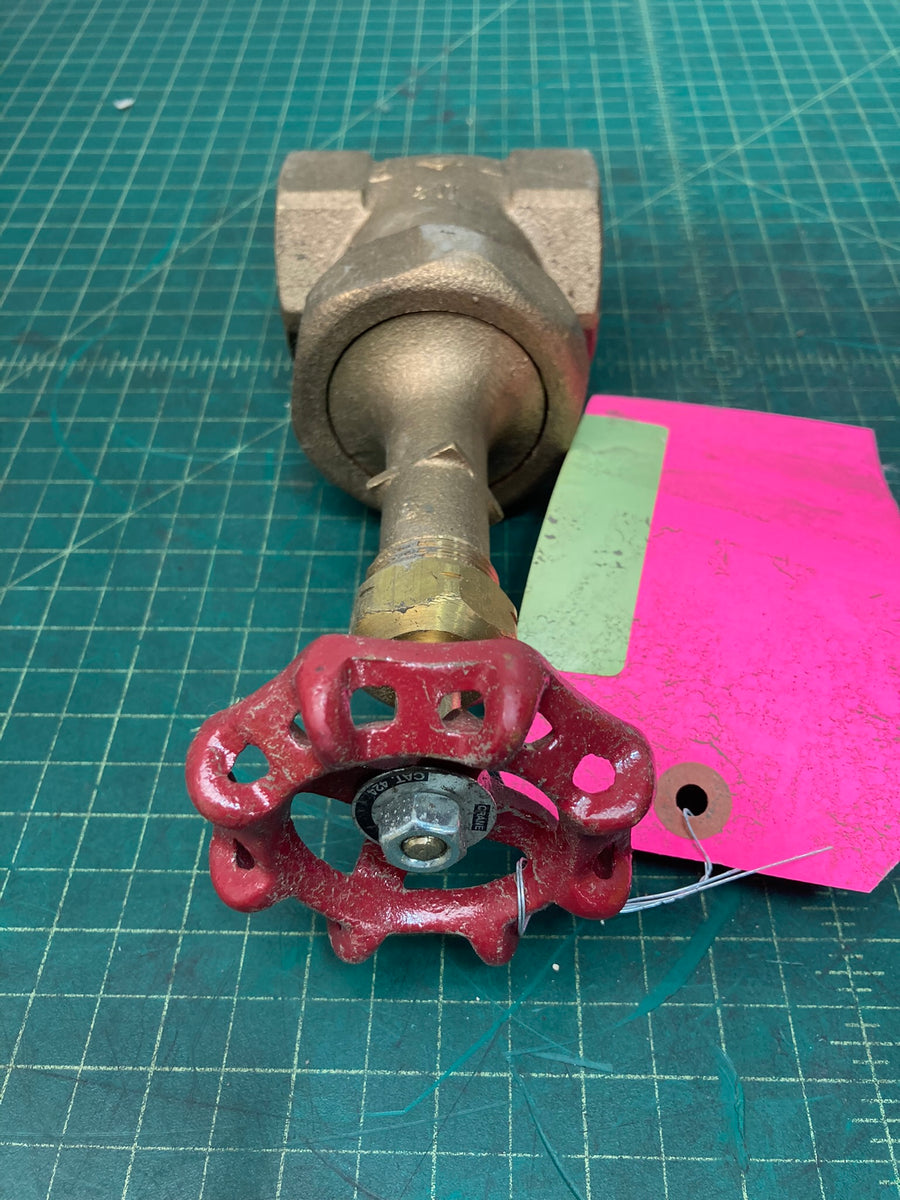 Gate Valve, 1- 1/4", 424 Brass 400 CWP – flyoffthetruck.com